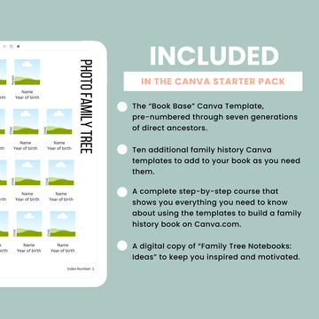 Canva Templates – Family Tree Notebooks