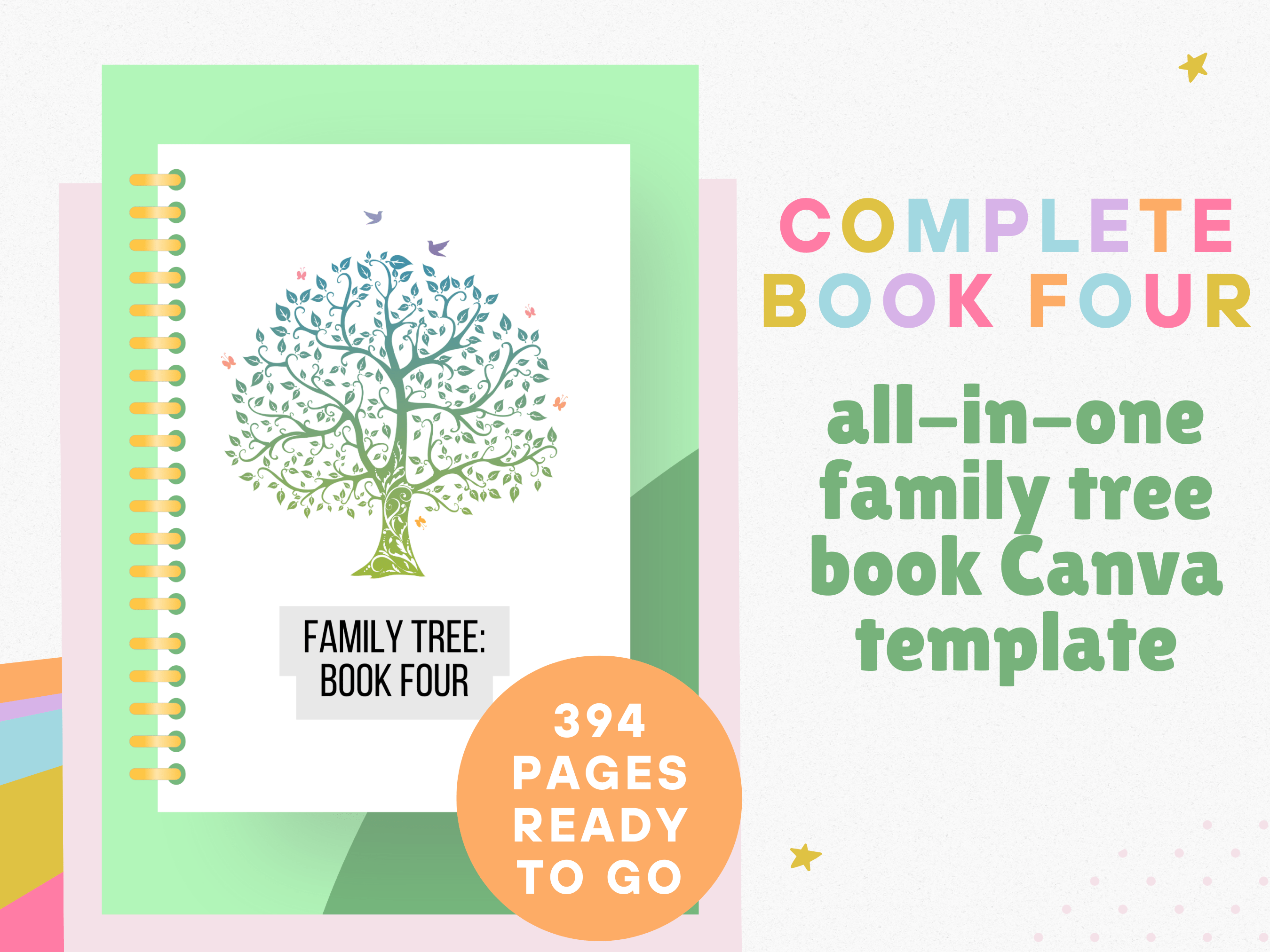 Canva Templates – Family Tree Notebooks