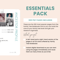 Essentials Pack: PDF (Digital Download) – Family Tree Notebooks